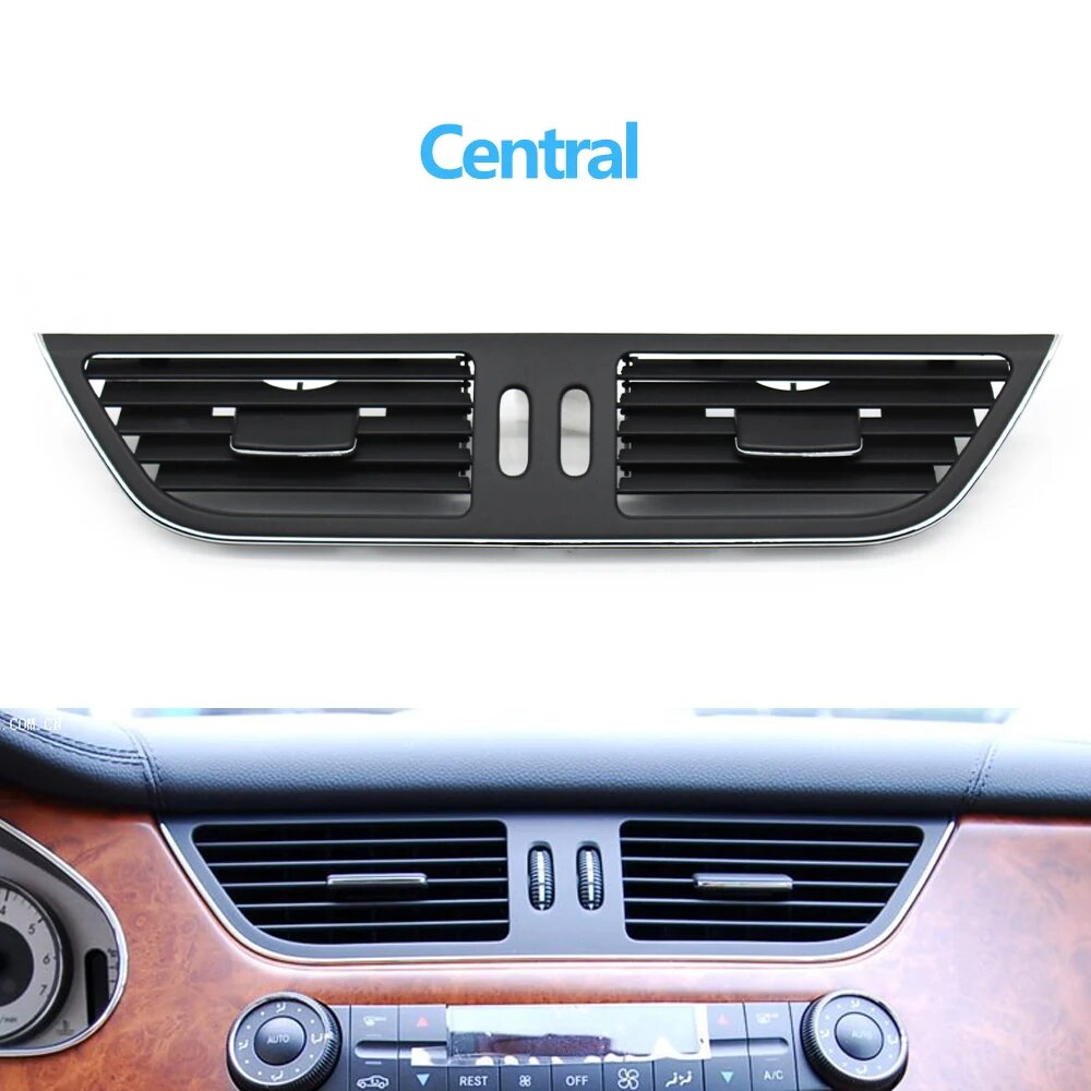 Центральная приборная панель автомобиля, средний обогреватель переменного тока, вентиляционная решетка, крышка для Mercedes Benz CLS W219 CLS55 CLS63 CLS350 CLS500 CLS550