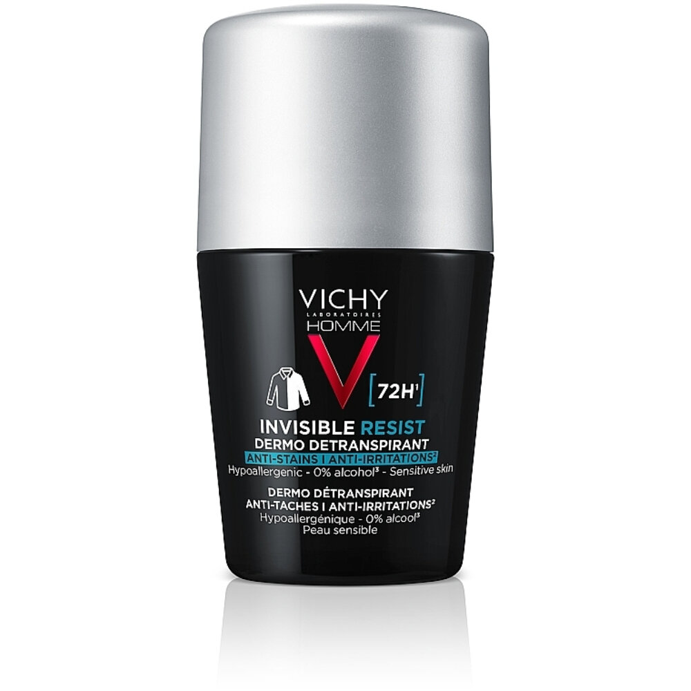 VICHY Мужской дезодорант-антиперспирант с защитой от пятен Homme Invisible Resist 72H