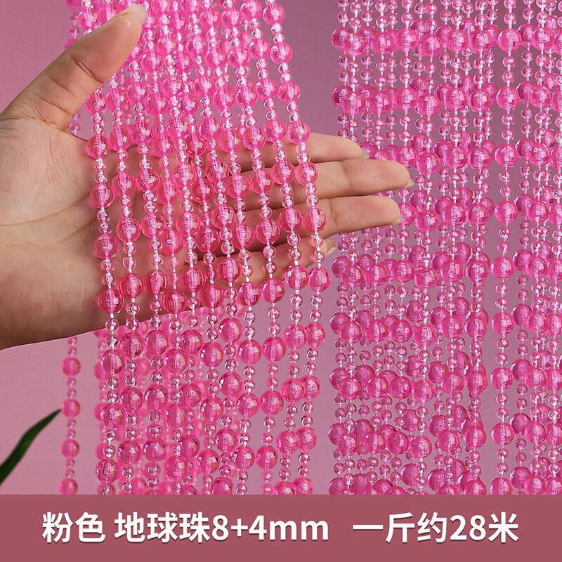 8+4 нити бусин, свадебная цепочка из бусин, хрустальная подвесная цепочка для потолка, занавес из бусин, украшение для свадебной сцены, нити бусин для рукоделия, производитель бусин.