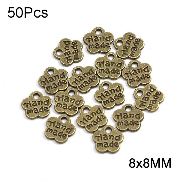 Металлические этикетки "Только для вас", серебристые, бронзовые, 50 шт. 7