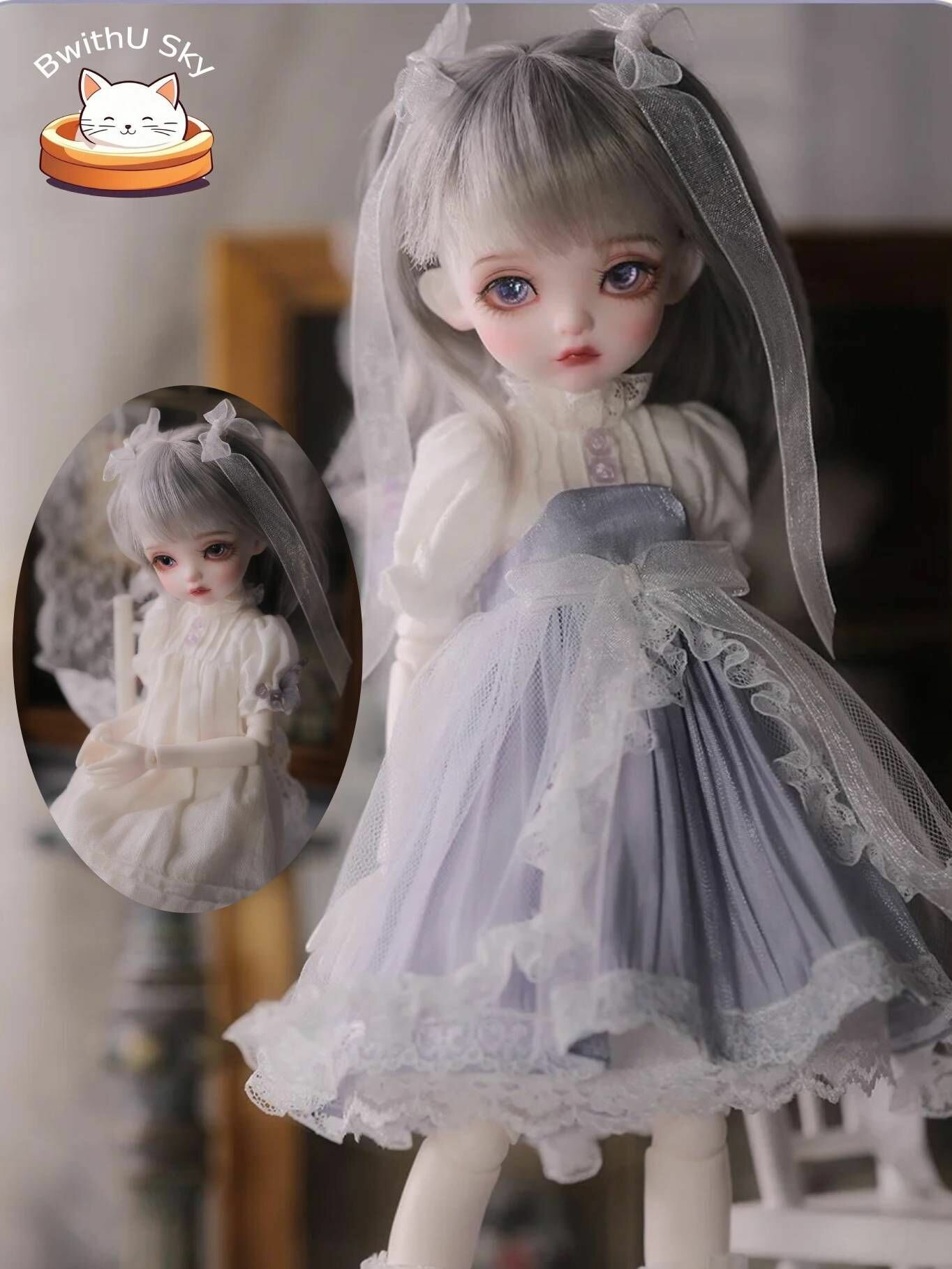 BwithU BJD 1/6 Jin Молодая Девушка в прекрасном стиле Лолиты с приятными костяшками пальцев DZ Art Toys Кукла-сюрприз в подарок