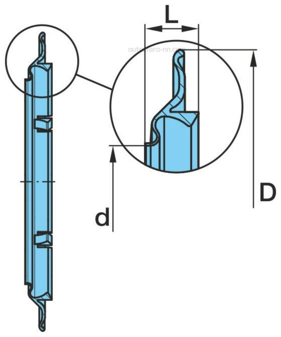 BPW 0312048130 кольцо уплотнительное! (п) ступицы 133x168x15 \BPW