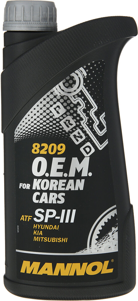 Синтетическая трансмиссионная жидкость для АКПП Mannol O.E.M. for Hyundai Kia Mitsubishi, 1 л, 8209