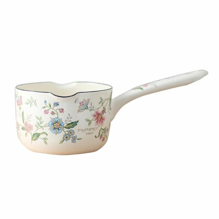 Котелок с одной ручкой FUJIHORO/японская эмалированная посуда -hz