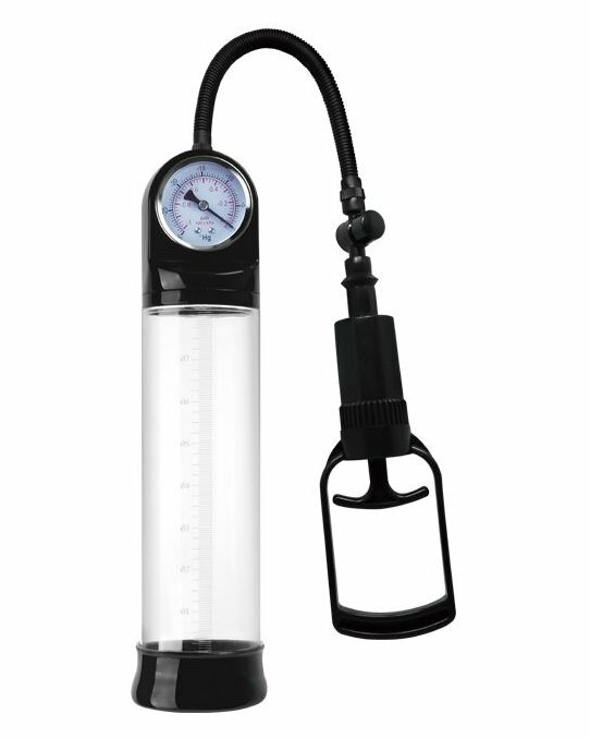 Вакуумная помпа с манометром Penis Pump Baile