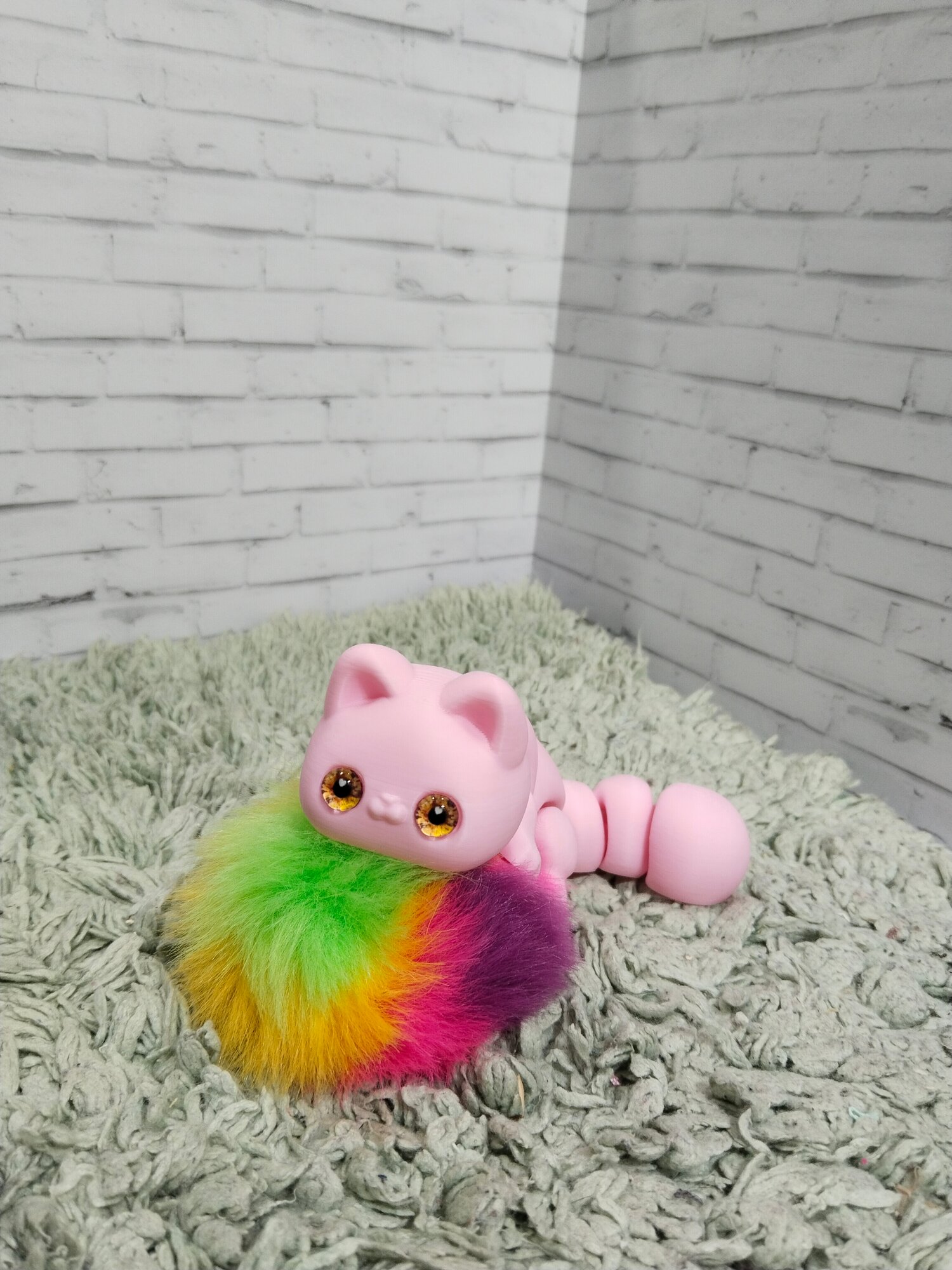 Котенок игрушка антистресс 17 см