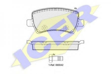 181776 (24496) FORD GALAXY 06- R Icer 181776