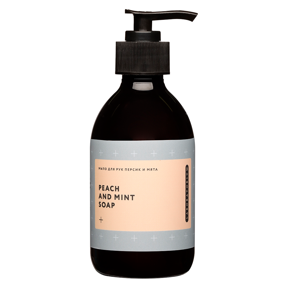 Жидкое мыло для рук Laboratorium с ароматом персика и мяты, 250мл