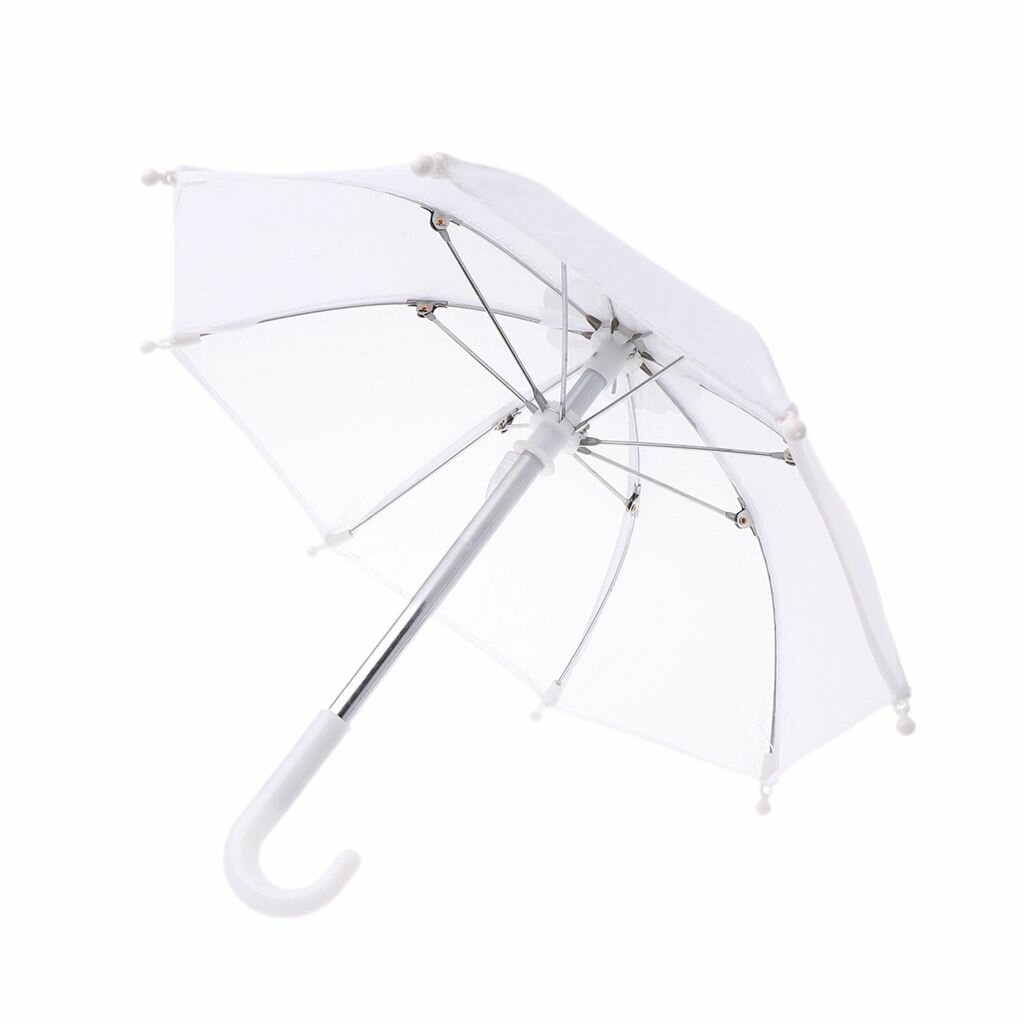 Аксессуары для куклы американской девушки 18 дюймов - зонтик - белый