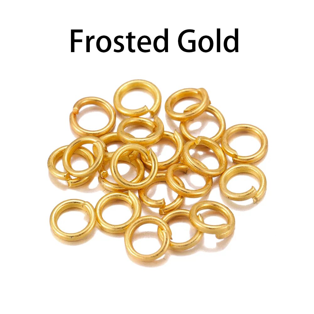 Разъёмные кольца St.kunkka 3-20 мм 5mm x 200Pcs, Frosted golden