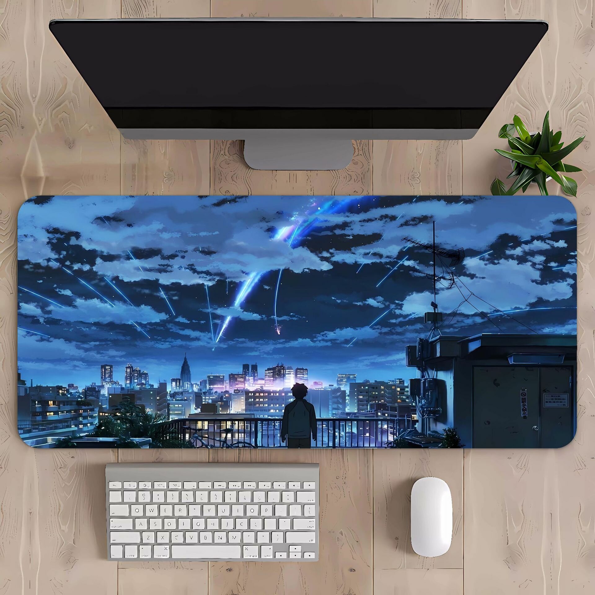 Коврик для мыши Liangcaida B23-Звездный свет, нескользящий, 1000x500 мм