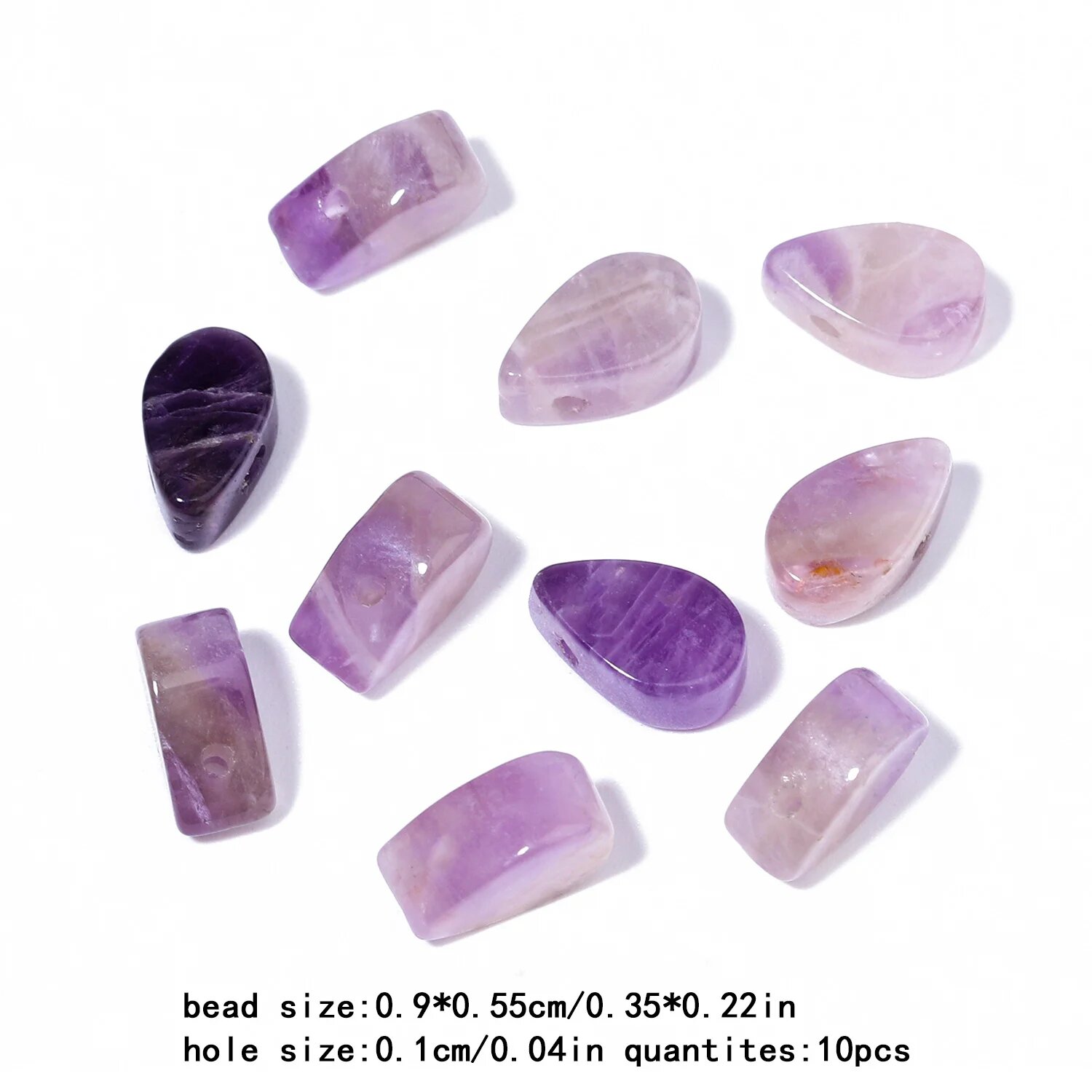 9x5,5 мм форма капли воды натуральный аметист камень бусины для самостоятельного изготовления ювелирных изделий ремесла ожерелье браслет подвески кулон аксессуары