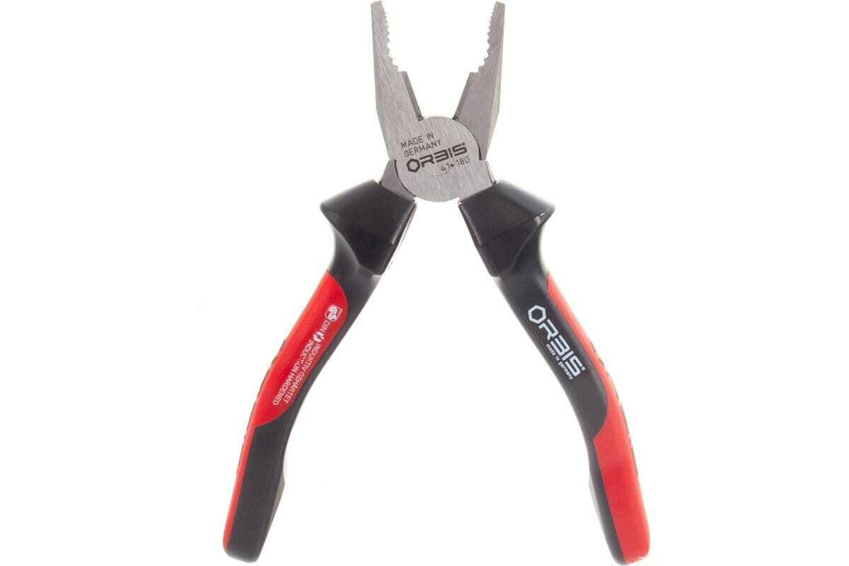 Пассатижи с режущей кромкой L=180мм OrbisWill 41-180/20RR