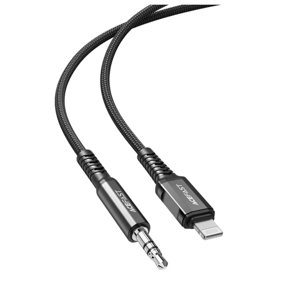 Адаптер ACEFAST C1-06 Lightning to 3.5mm audio Черный Lightning to 3.5 mm RU