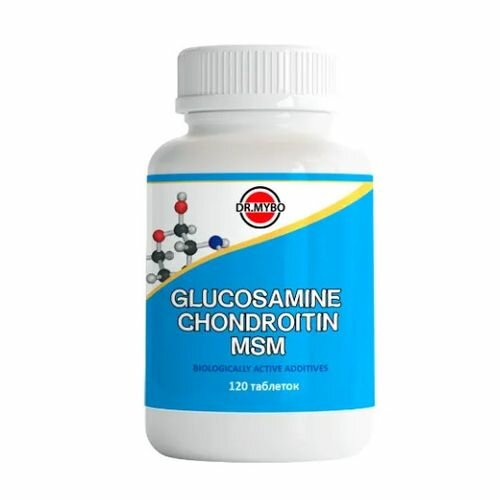 Dr Mybo Глюкозамин + Хондроитин + МСМ таблетки 0,67г N120