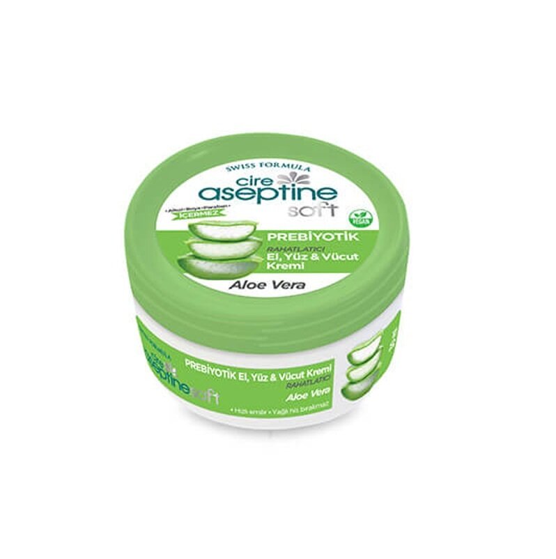 Крем для рук Cire Aseptine Prebiotic Care Cream Aloe Vera 30 мл Питательный с пребиотиками, витамином Е и Алоэ Вера