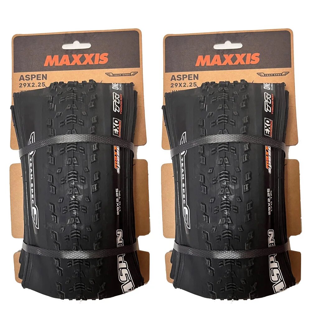 MAXXIS ASPEN EXO TR 170 TPI горная шина 29 дюймов черная 2pc 29x2.25 170TPI