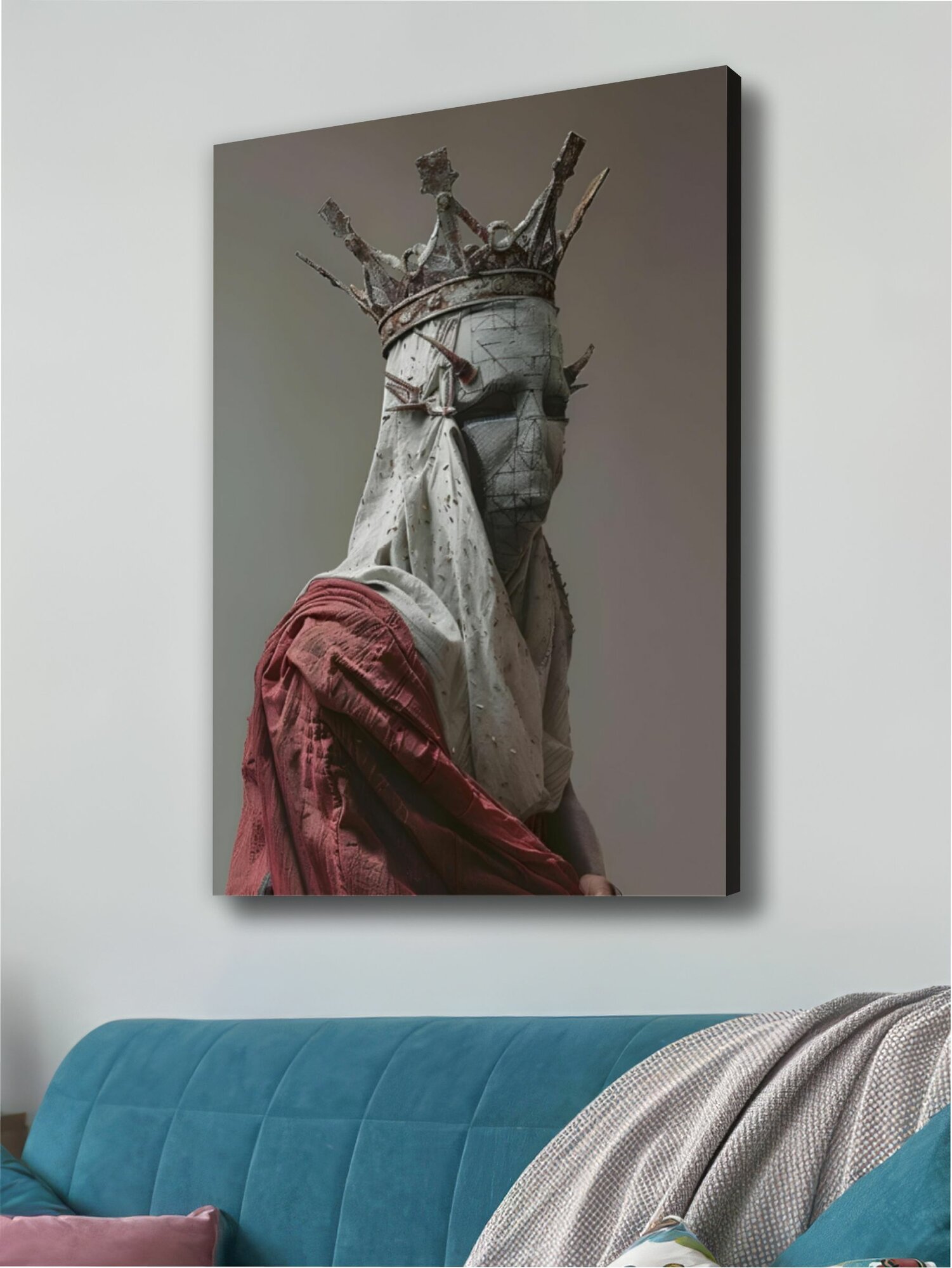 Картина Король в маске модульная 50x70см 1шт.