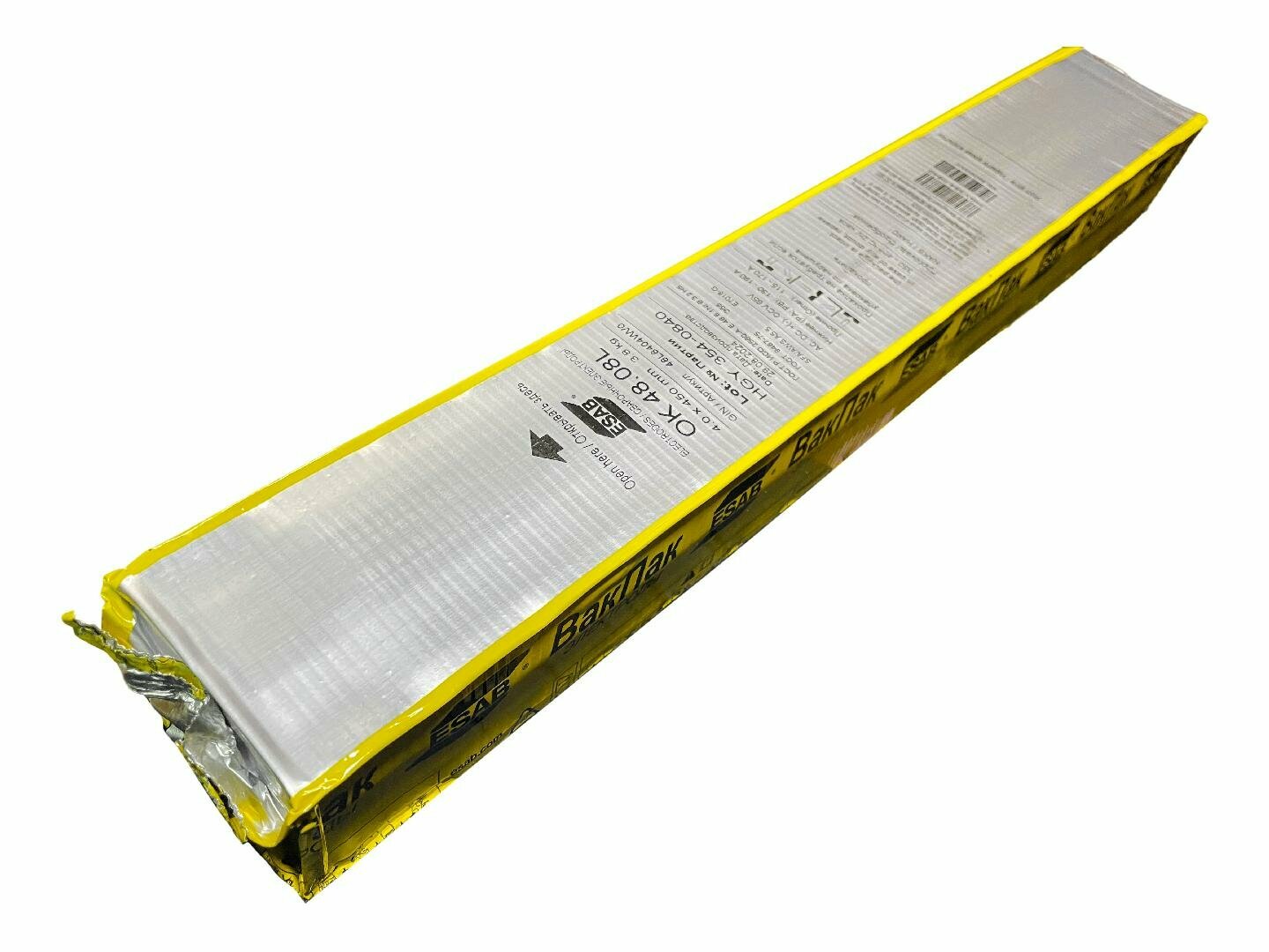 Электроды ESAB OK 48.08L ф 4,0 мм х 450 мм VacPac (15,2кг)