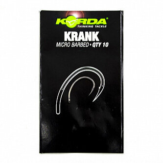 KORDA Крючок Krank №8 с бородкой 10шт