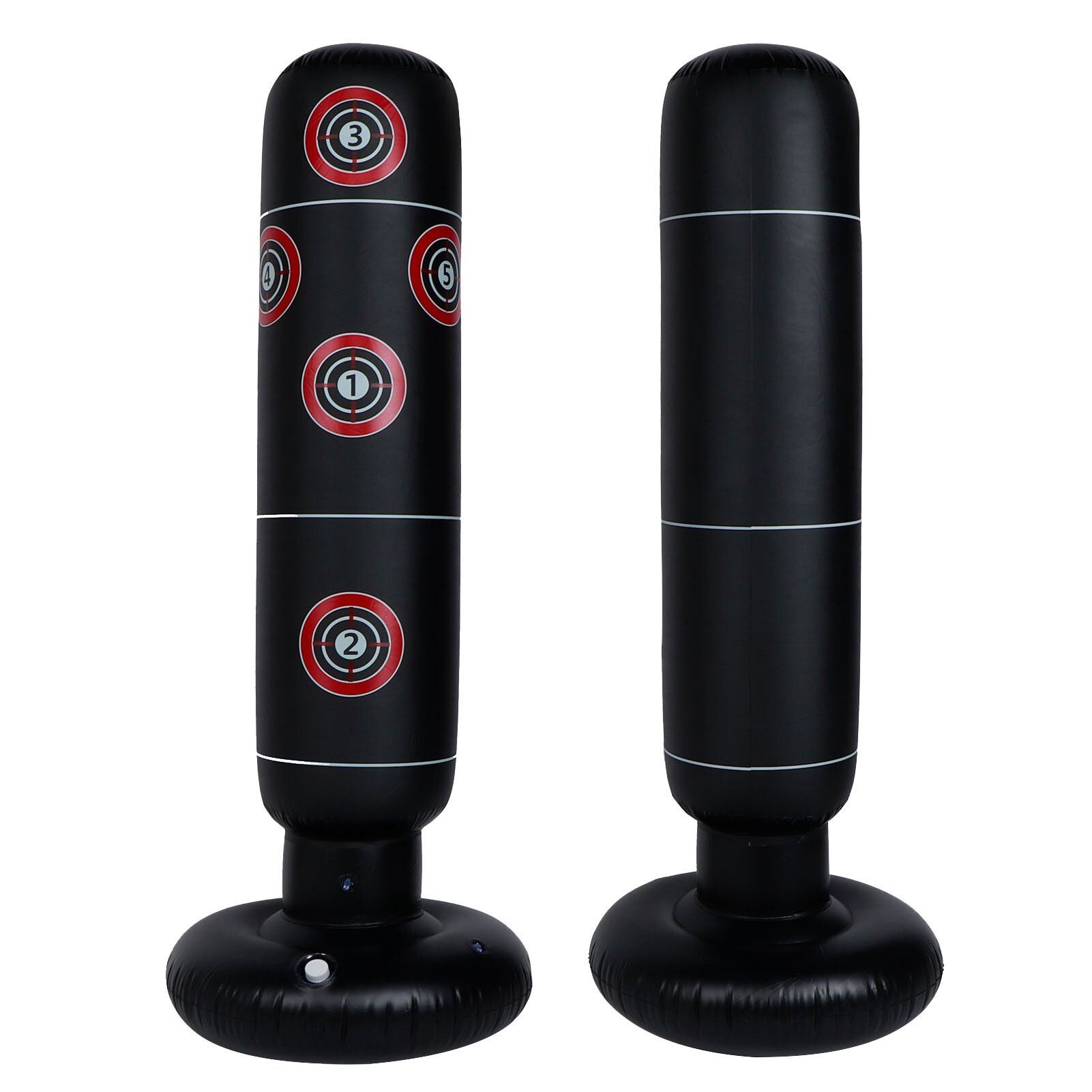 160cm Надувной Боксёрский Сакс Пьяная Пала Сандбаг Инструмент Для Тренировки Детей, Материал PVC, Высота После Наполнения Примерно 160cm, В комплект Входит 1 Надувной Сакс и 1 Инструкция