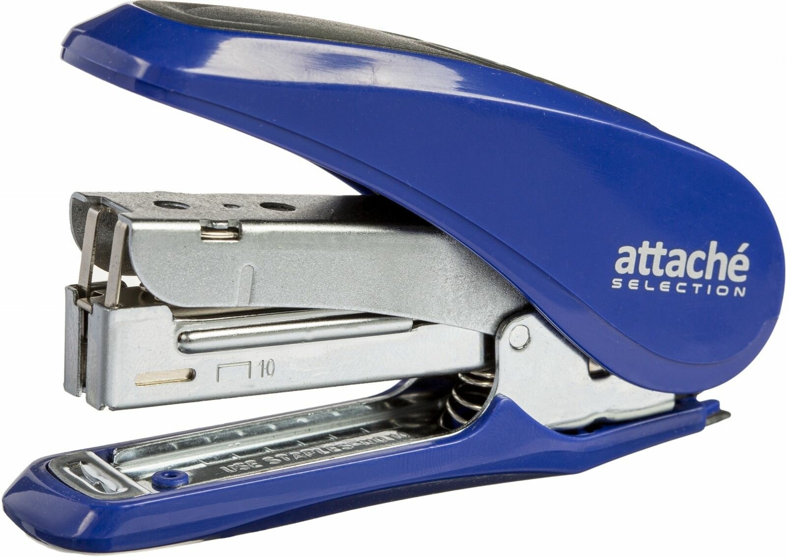 Степлер Attache Selection MSBL1020 (№10) до 20 листов, металл, синий