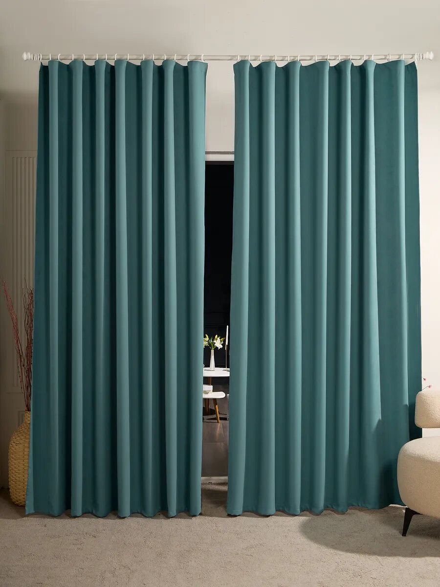 Шторы для гостиной и спальни SANPA HOME,150х250 см, 2шт. на шторной ленте