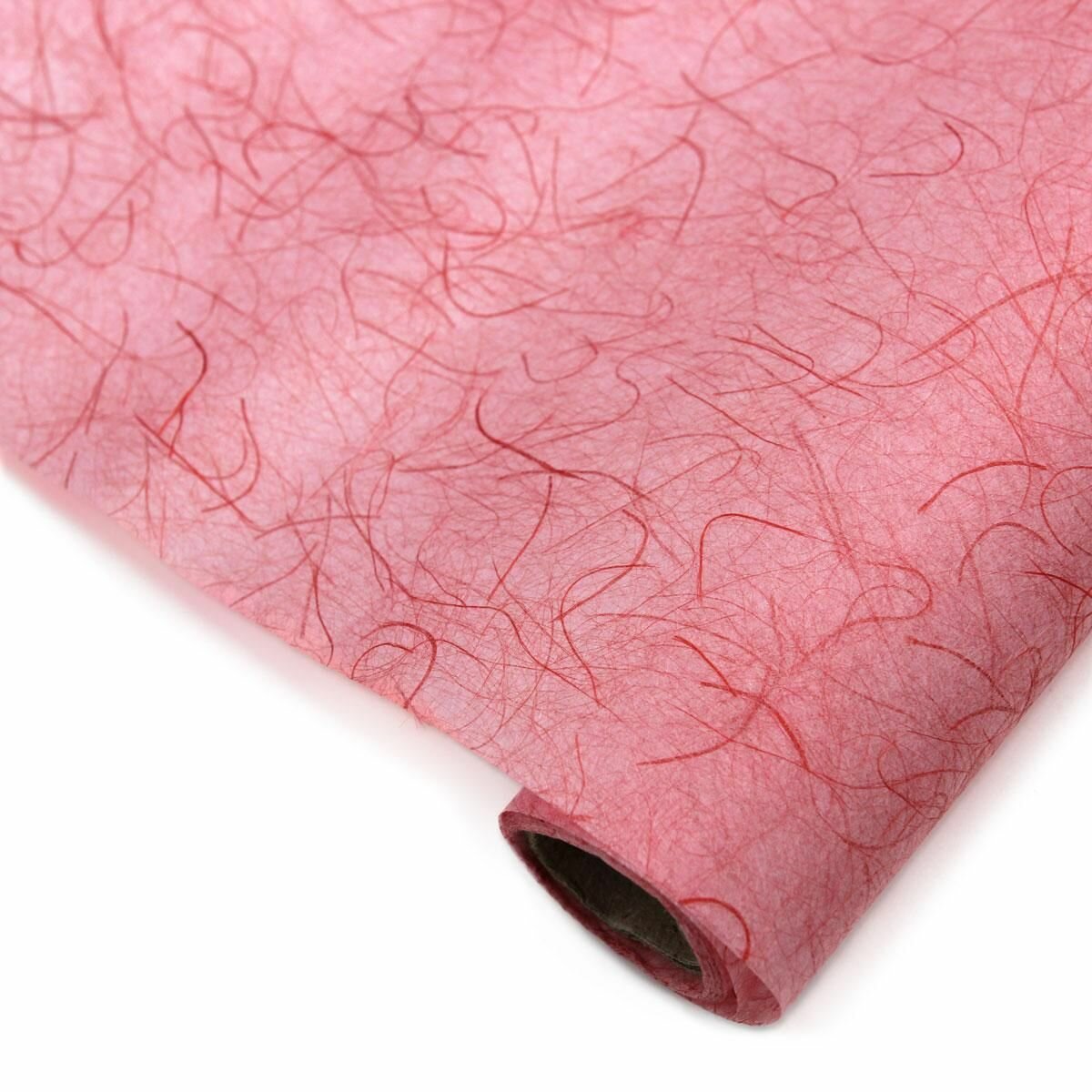 Бумага упаковочная Astra&Craft шелковая креатив, рулон 68 см x 4,57 м, красный, 1 шт