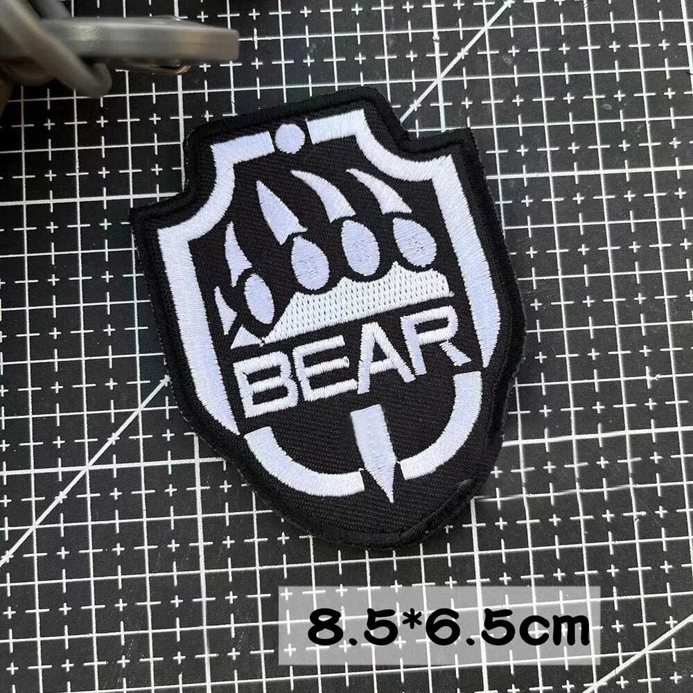 Escape From Tarkov IR ПВХ патч Черный, TH124-2-TRTY