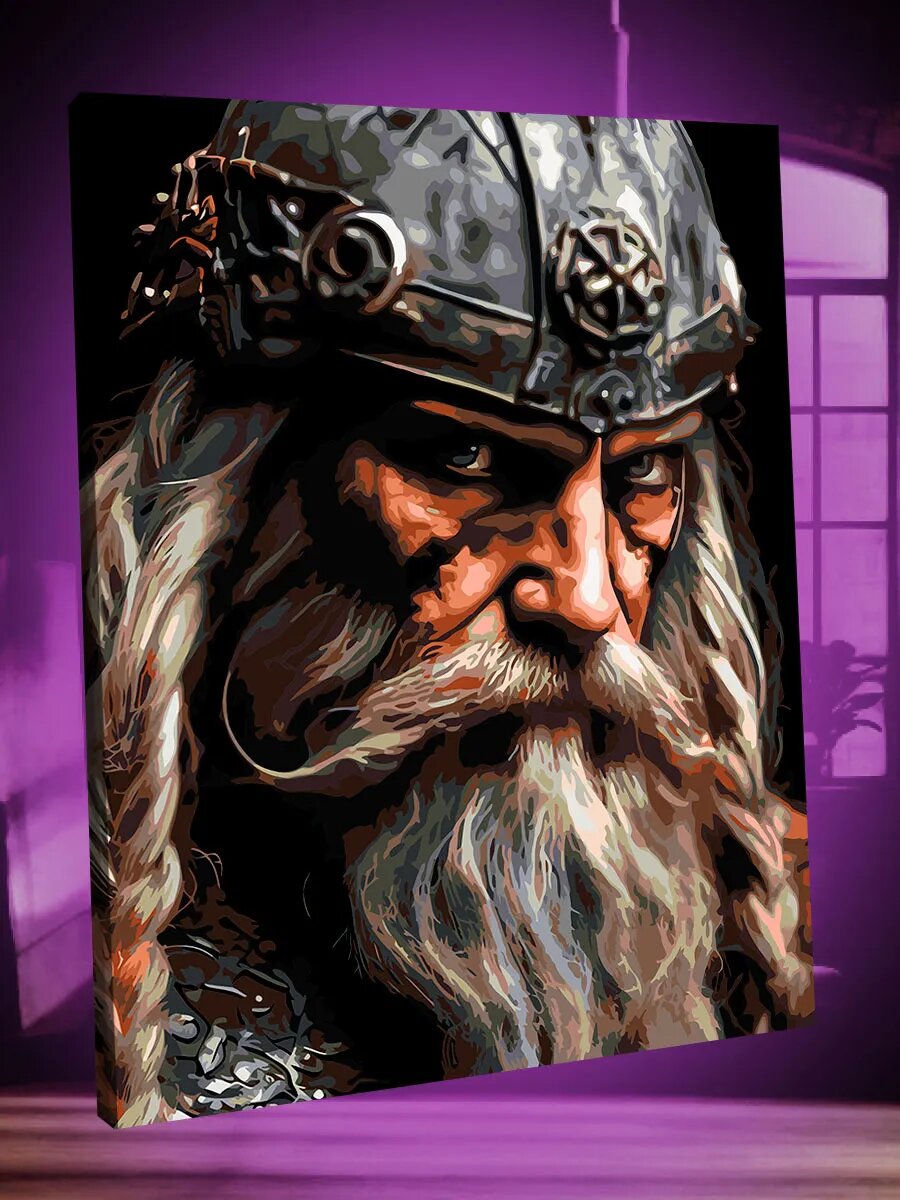 Картина по номерам Скандинавия викинги