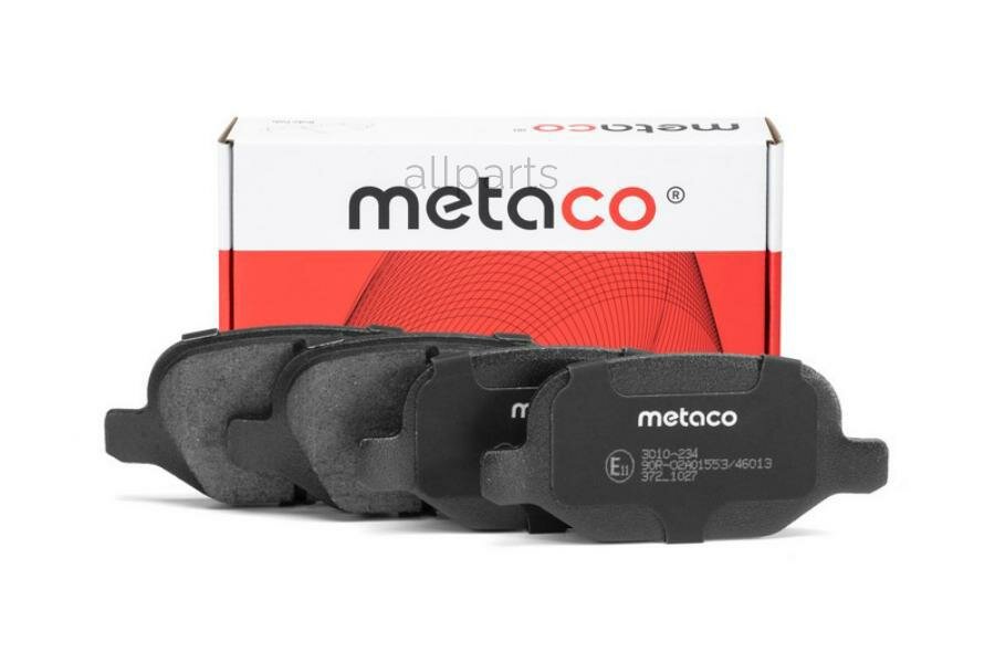 METACO 3010-234 Колодки тормозные задние дисковые к-кт LADA VESTA (2015>) Metaco 3010-234