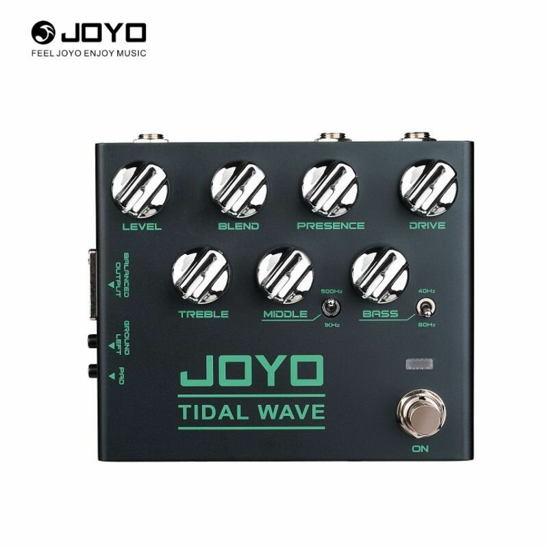 JOYO R-30 TIDAL WAVE Педаль бас-предусилителя для гитары Классический басовый тон 90-х годов Поддержка функции DI Педаль эффектов для бас-гитары R 30