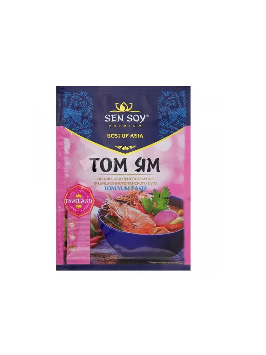 Основа для супа Sen Soy Premium Том Ям, 80 гр