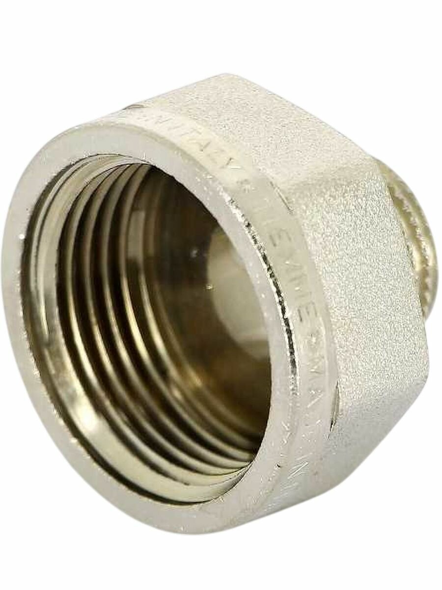 Переходник Tiemme 1/2"Вх3/8"Н лат. никелир, 1500174(1551N000304)