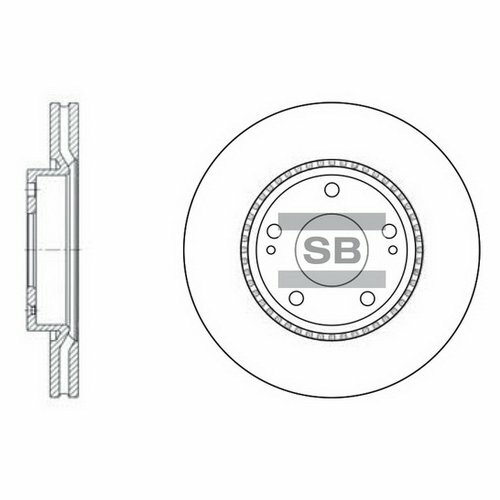Диск тормозной Hi-Q sd1051