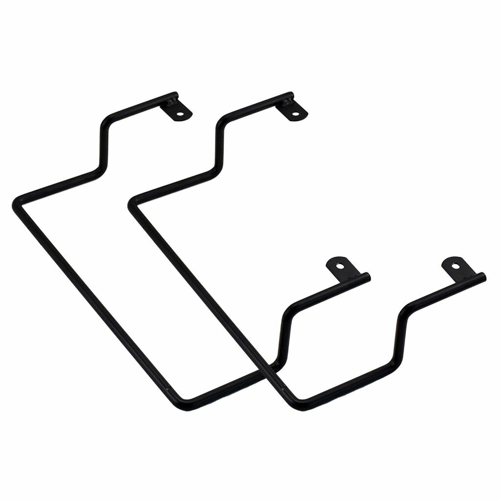 (2шт) Матрас из кованого железа с нескользящей фиксированной опорной рамой-ярко-черный