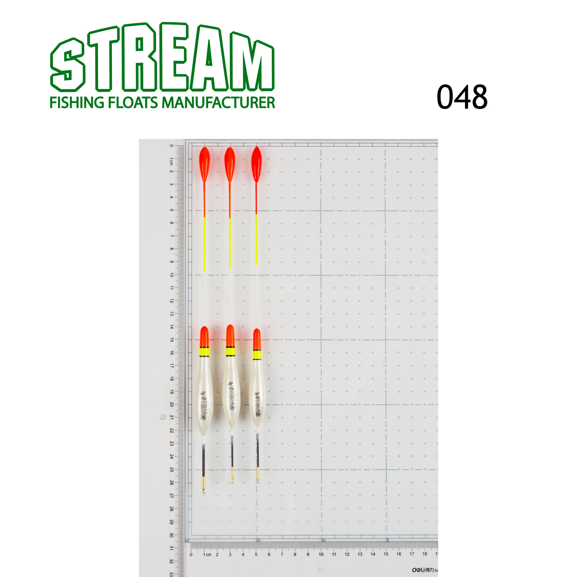 Поплавок STREAM 048-003 3гр. 260мм. Универсальный оригинал 3шт.
