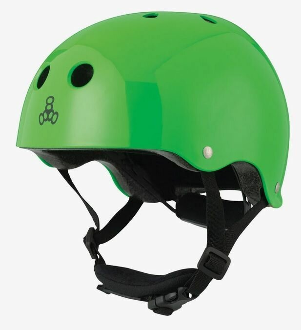 Шлем детский Trple 8 LiL 8 Dual Certified Helmet w/ EPS Neon Green Glossy