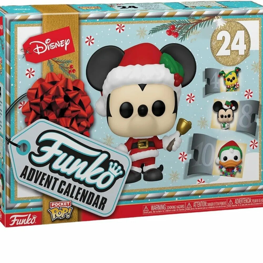 Рождественский адвент календарь Funko Disney Pixar "Рождественский Адвент Календарь 2024", 24 фигурки