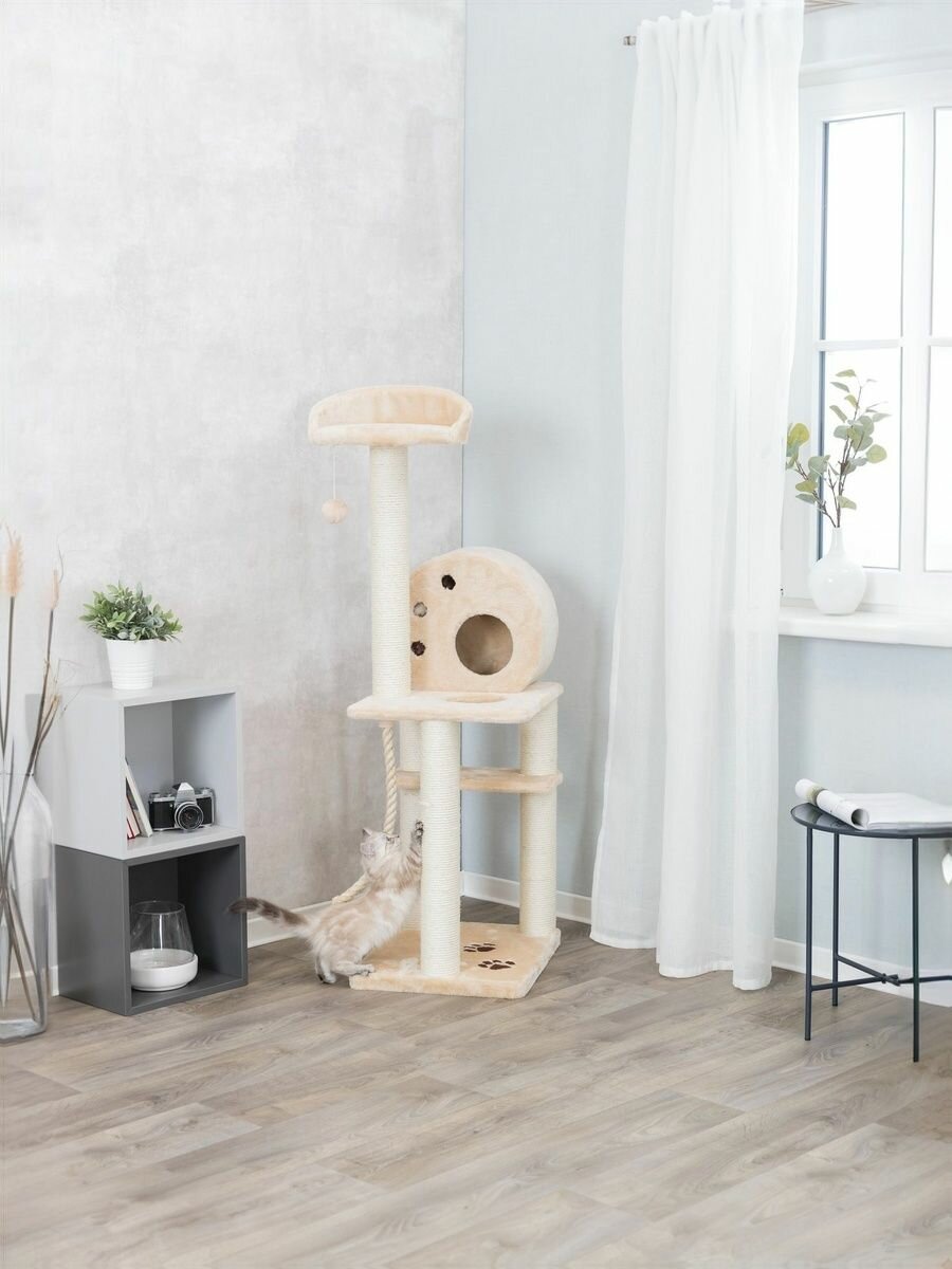 Игровой комплекс Trixie Salamanca, для кошек, бежевый, 138х50х40см