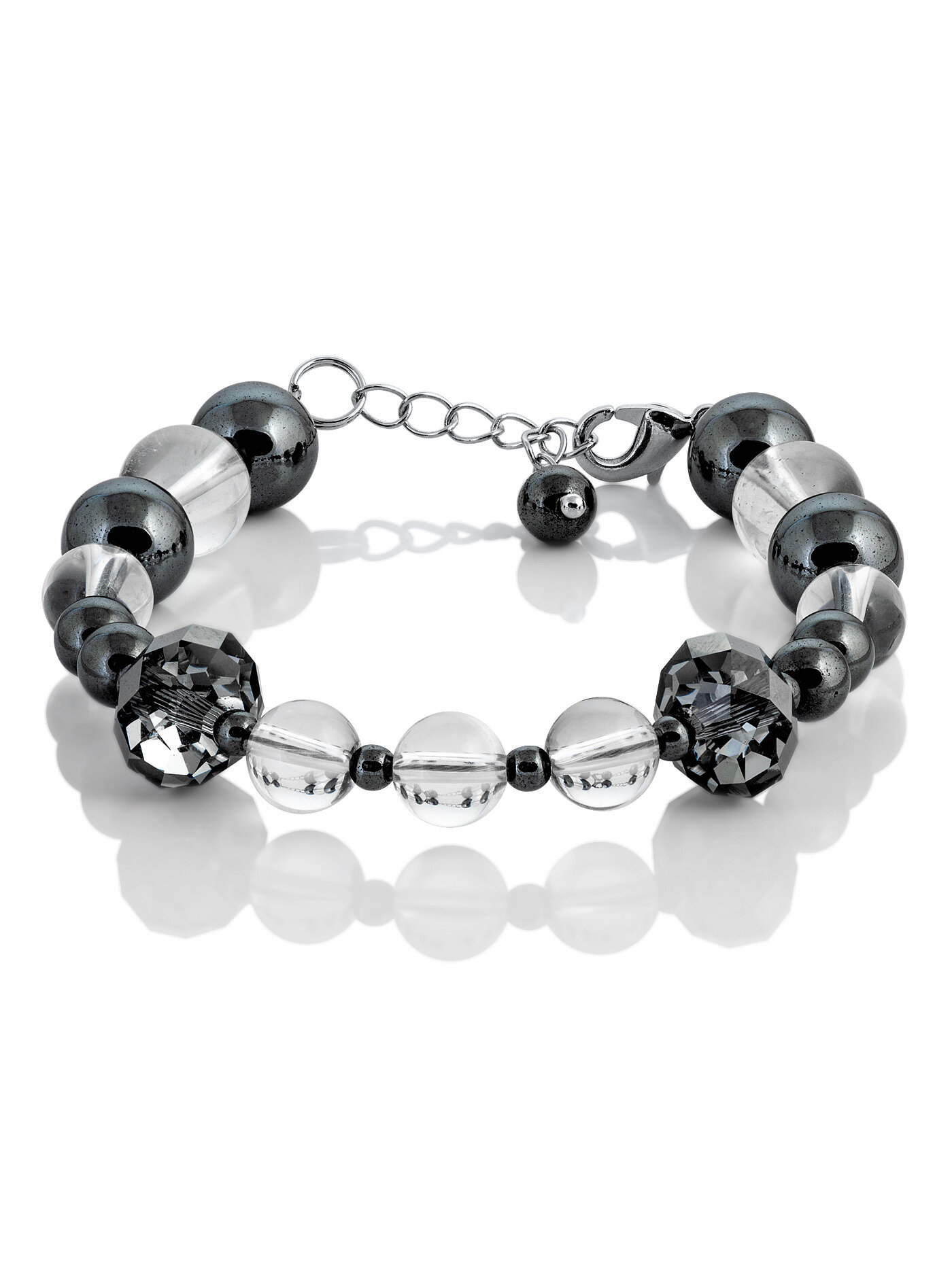 Браслет, горный хрусталь