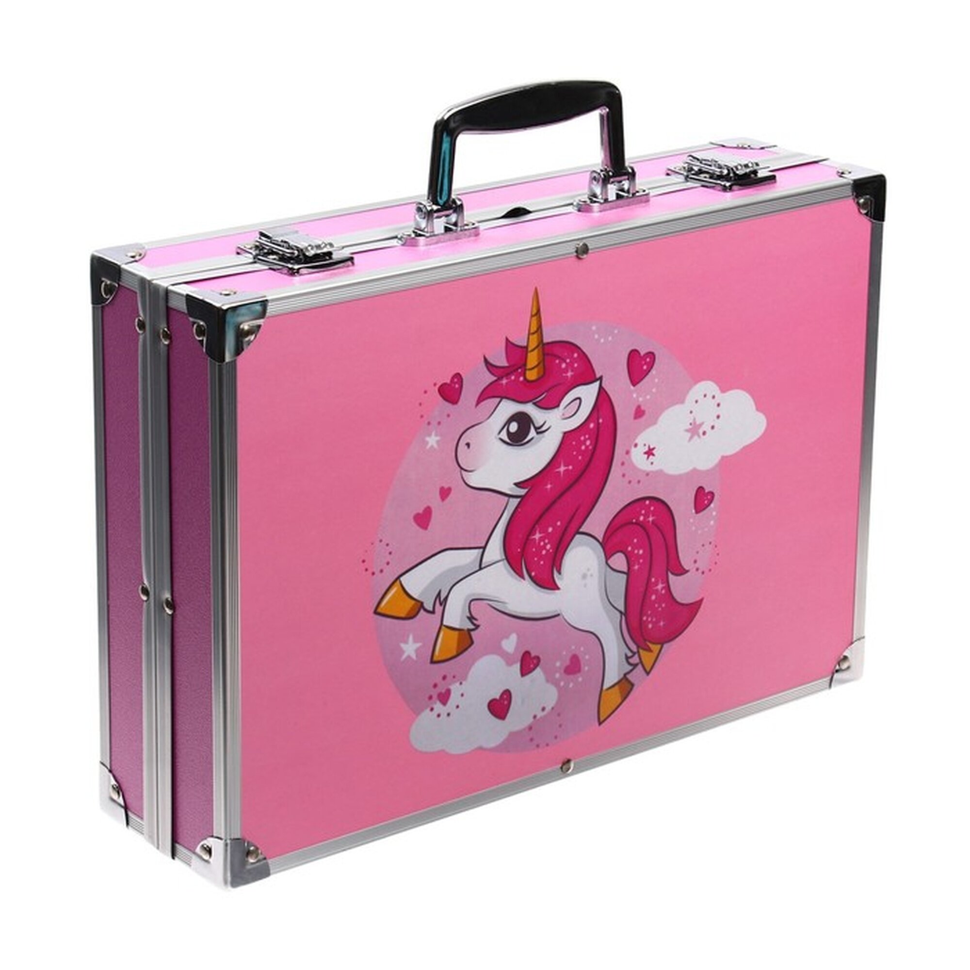 Набор для рисования Calligrata, складной, розовый, в чемоданчике