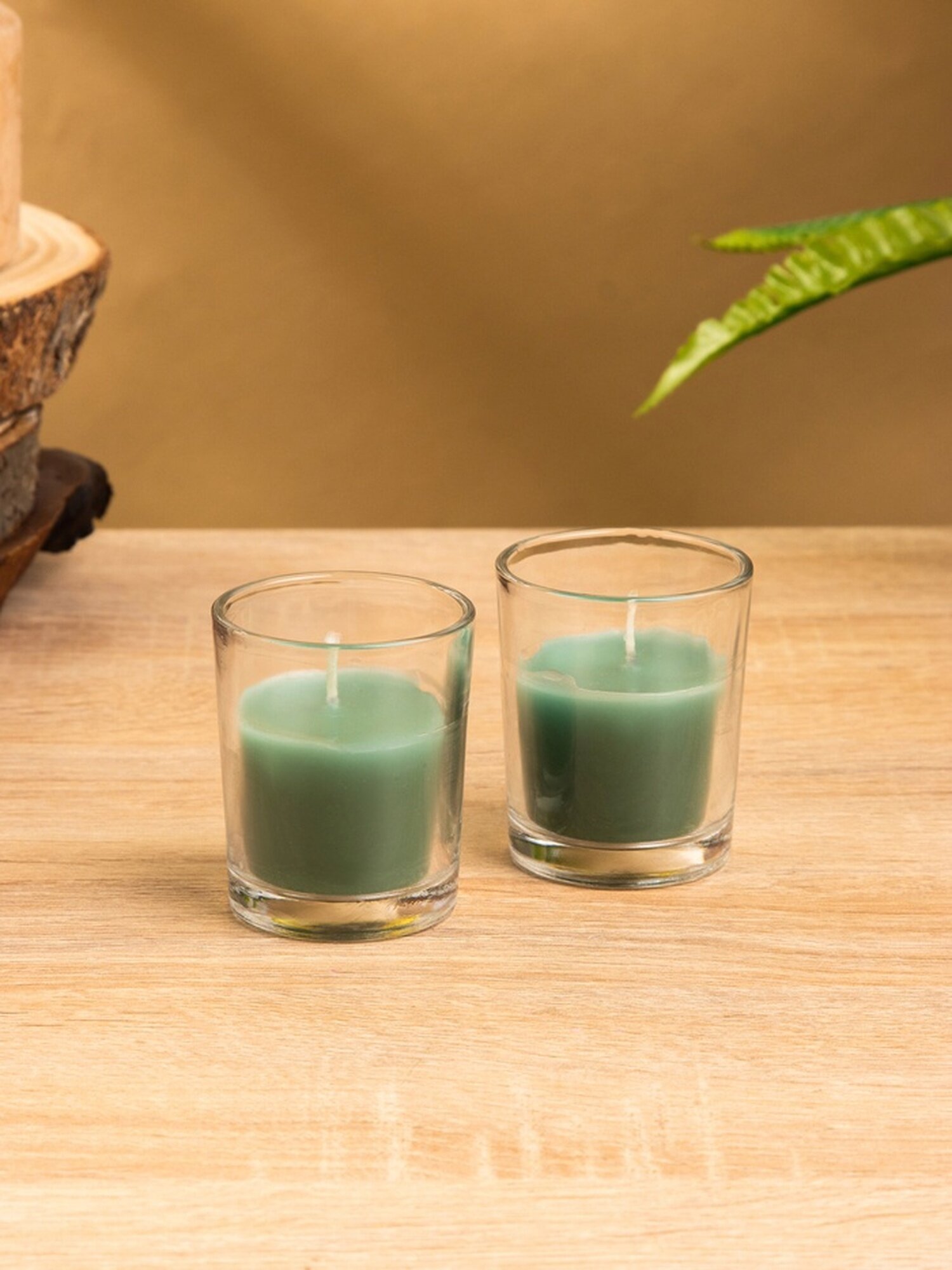 Набор свечей Сима-ленд "DAZZLE CANDLE", воск, хлопок, 70 г, 2 шт