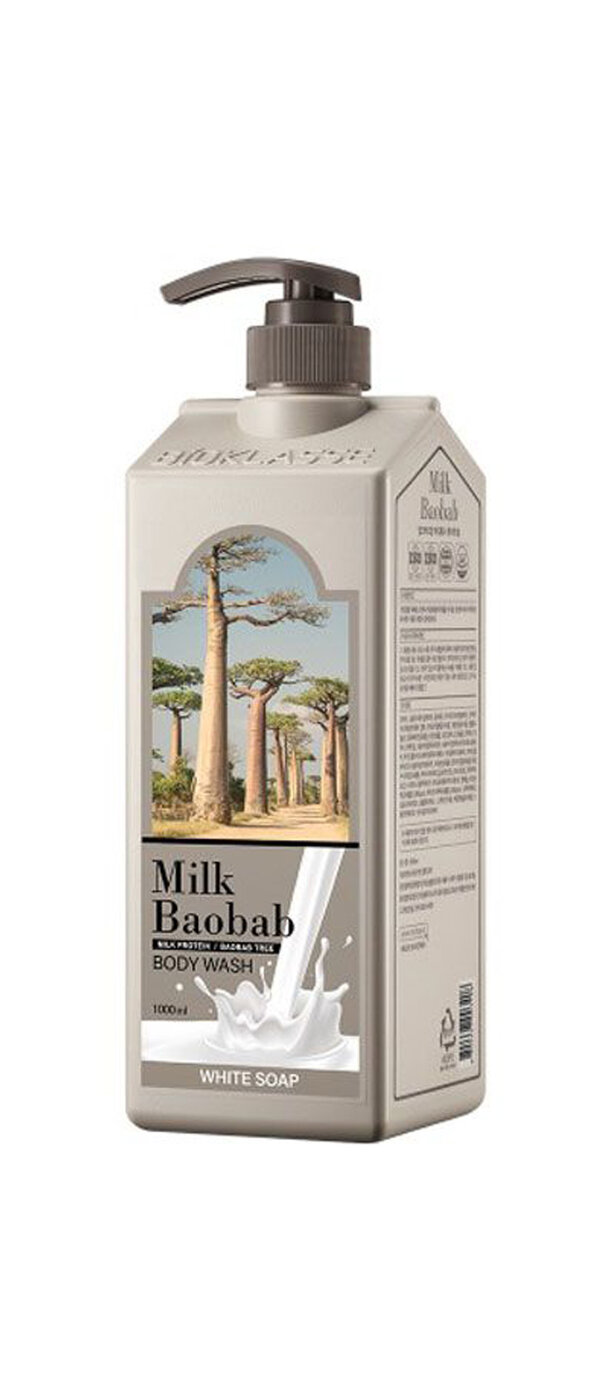 Milk Baobab Body Wash White Soap гель для душа с ароматом белого мыла (1000мл.)