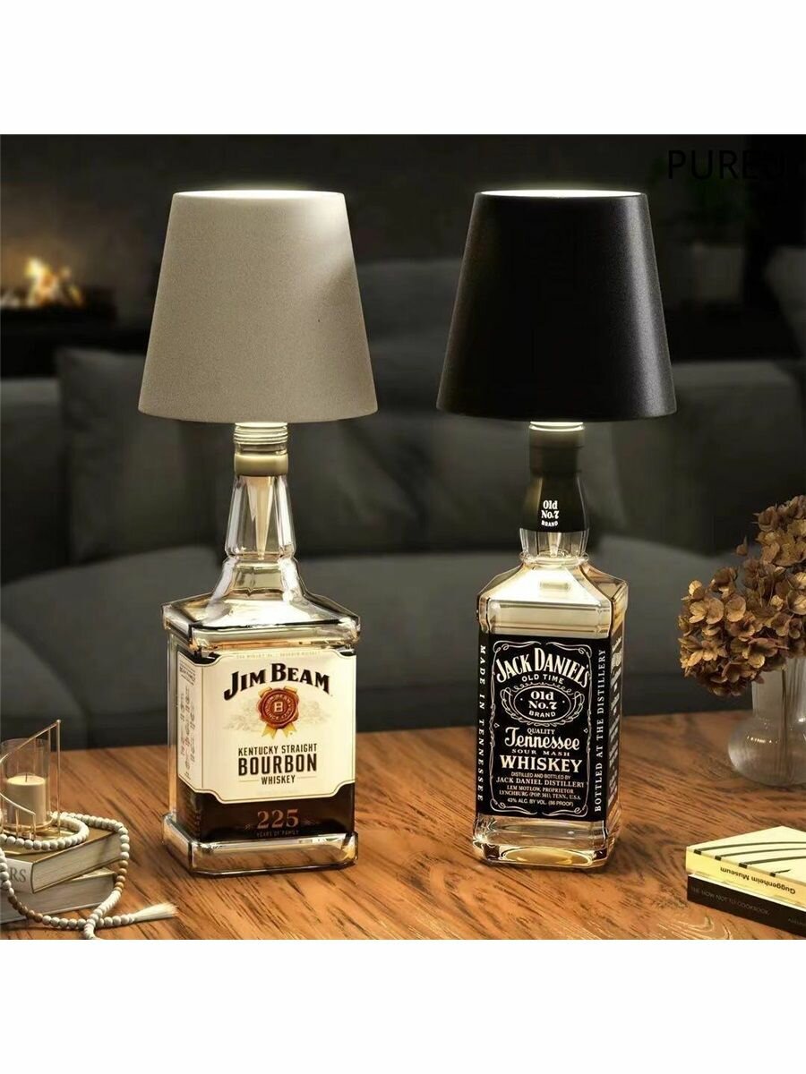 Ночник из винной бутылки