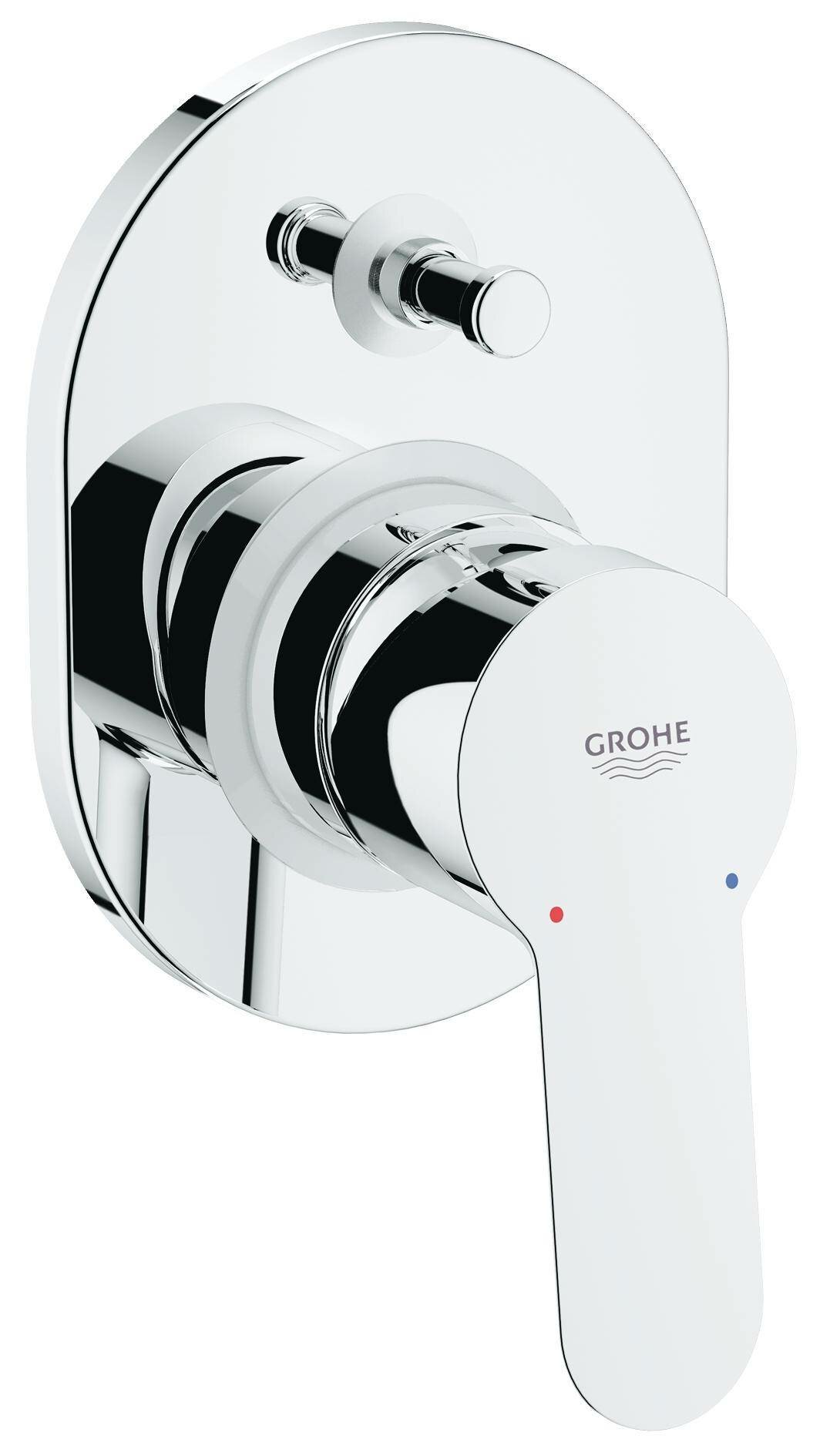 Смеситель для ванны Grohe BauEdge 29039000 однорычажный, хром