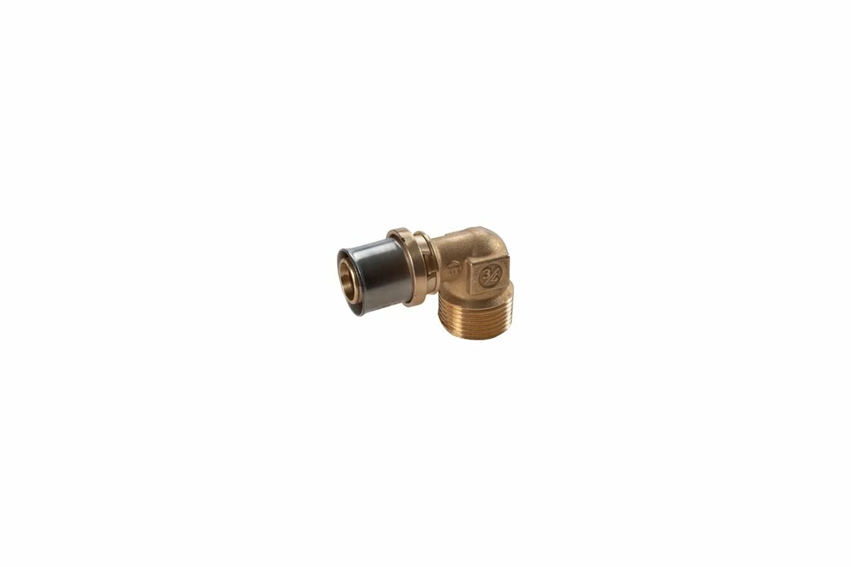 Угольник для МП/PE-X труб латунь пресс Дн 16х3/4"х90гр НР RM127 Giacomini RM127Y043