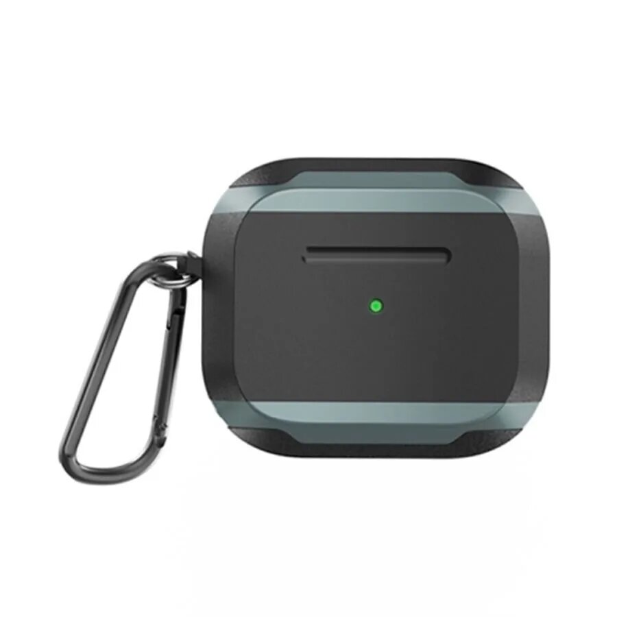 Чехол противоударный для Airpods 3 Wiwu Defender jd-102 чёрный с серым