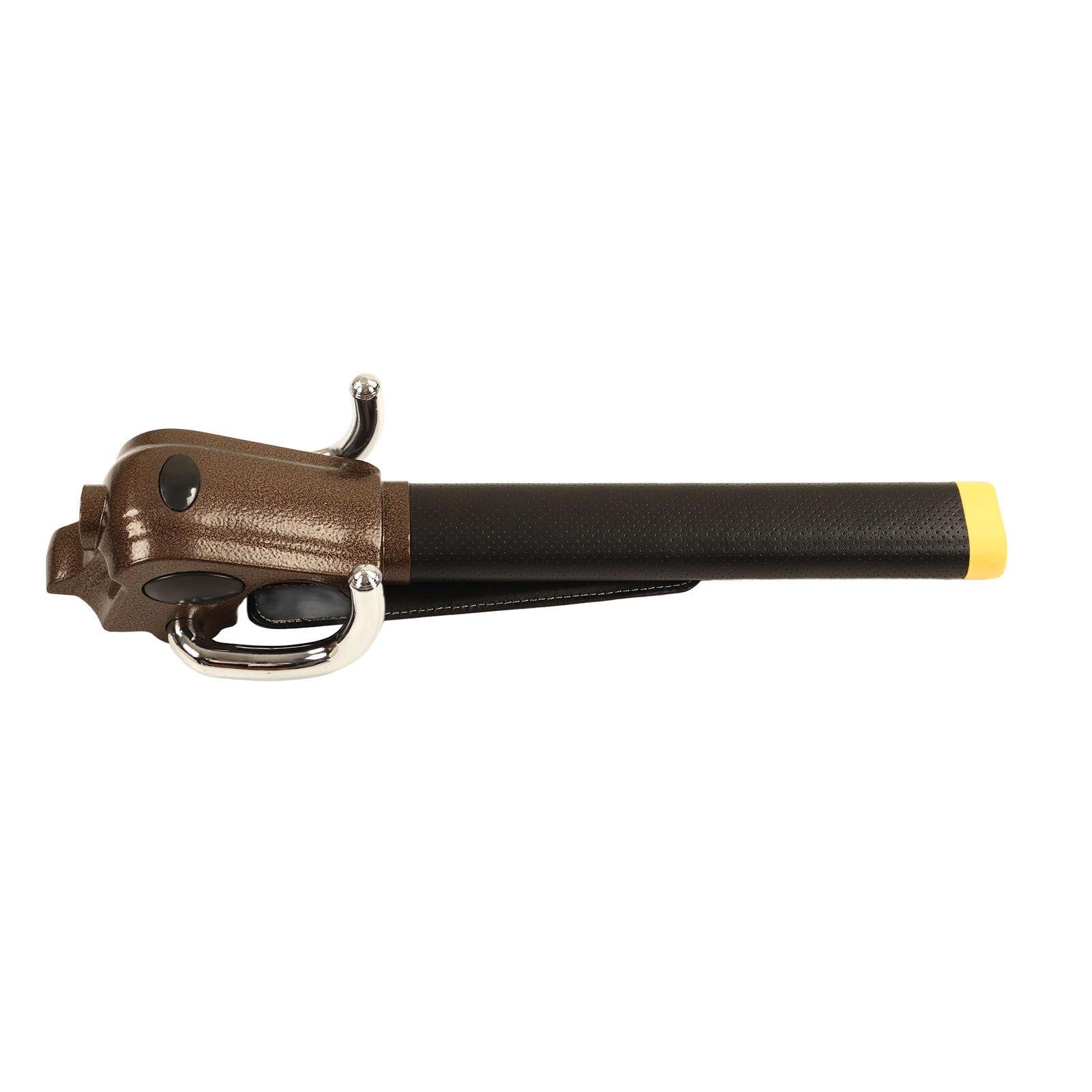 Замок на рулевое колесо автомобиля, антиворовской, быстрое запирание, универсальный, металлический и кожаный