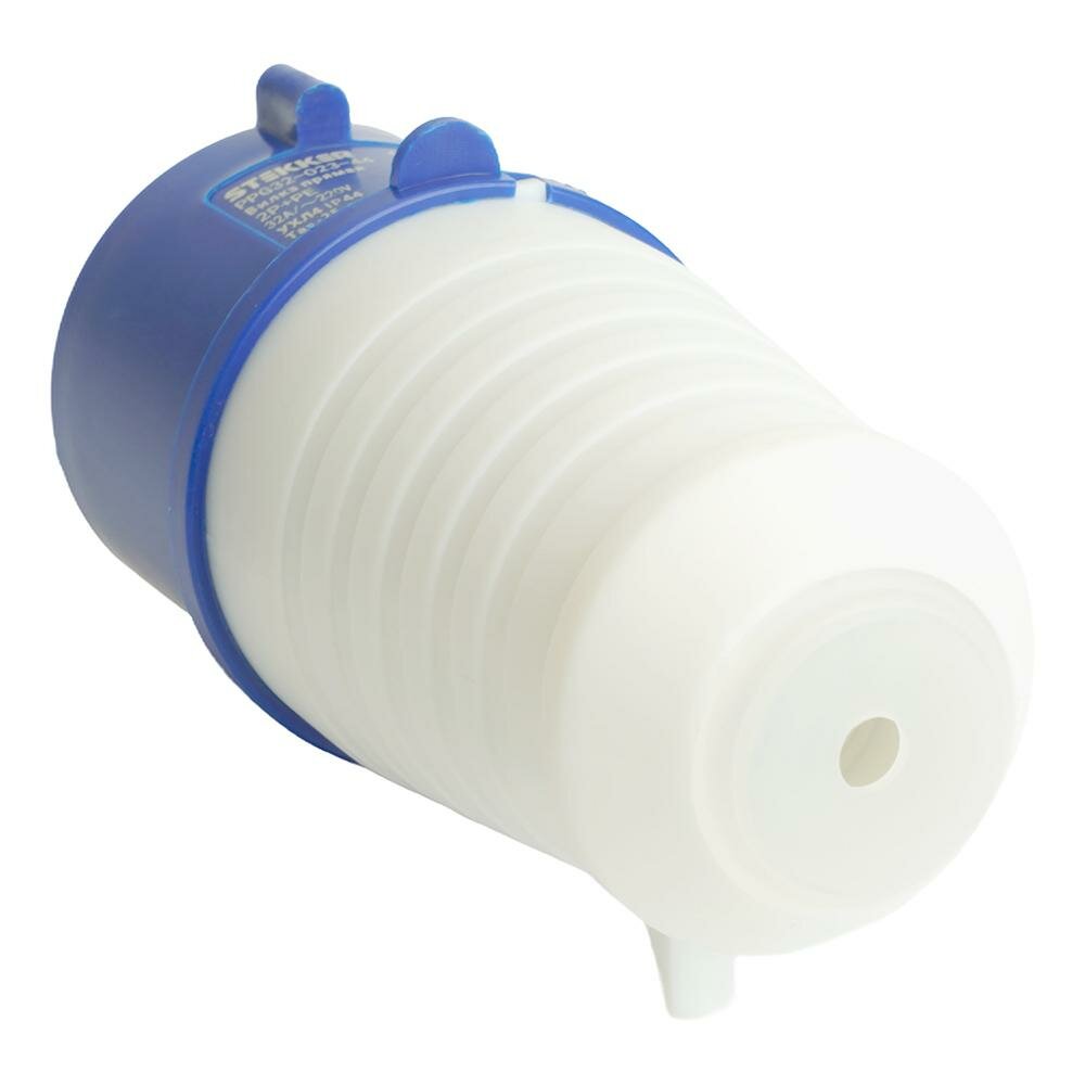 Вилка прямая ST-023 32А 220В 2P+PE IP44, PPG32-023-44, Stekker, цвет /Синий, материал /